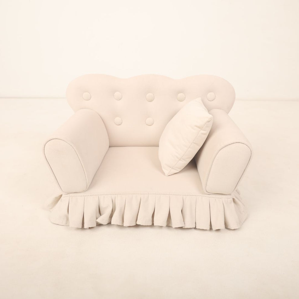 Baby Photoshoot Prop Baby Sofa – Perfect for tiny poses – whiteihf