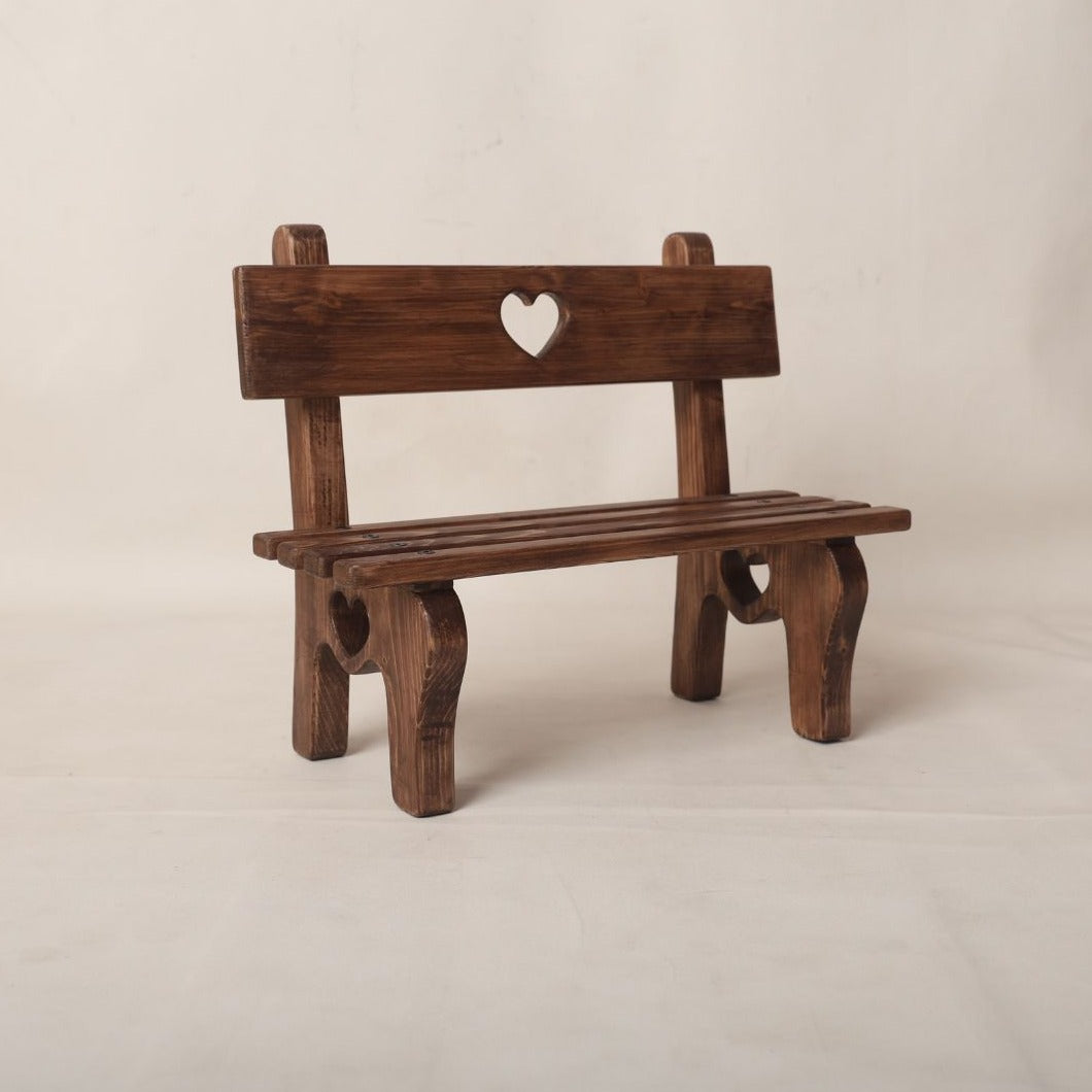 Baby Photoshoot Prop Dil Heart Bench – whiteihf
