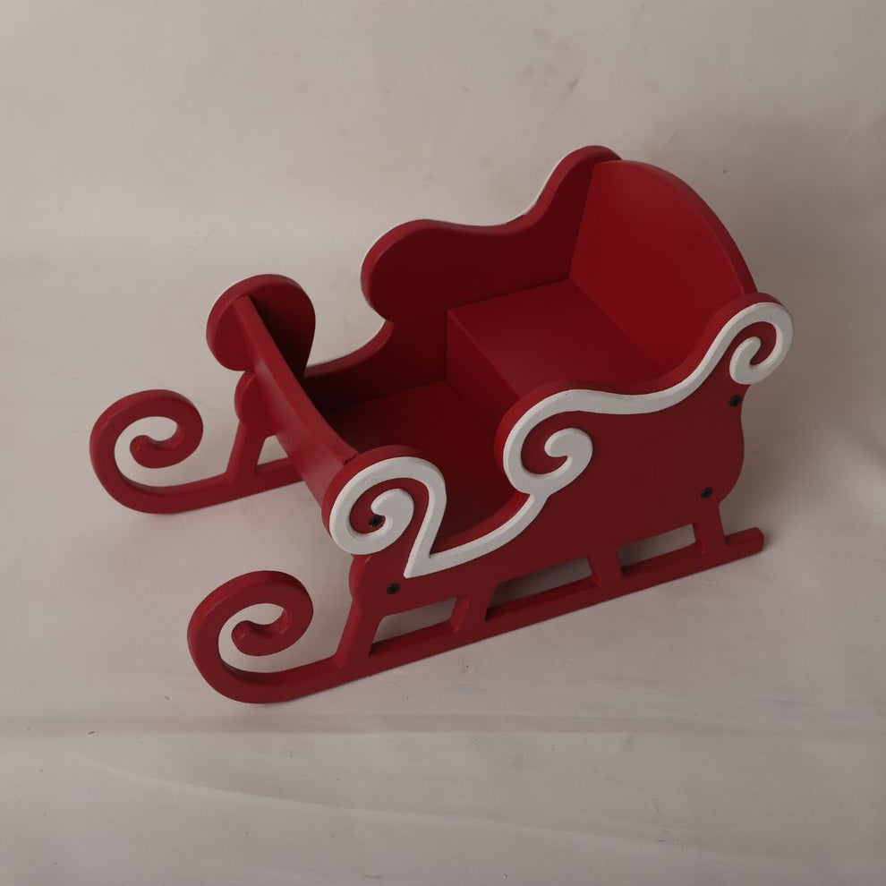 Christmas Sledge Baby Prop for Festive Photoshoots – whiteihf
