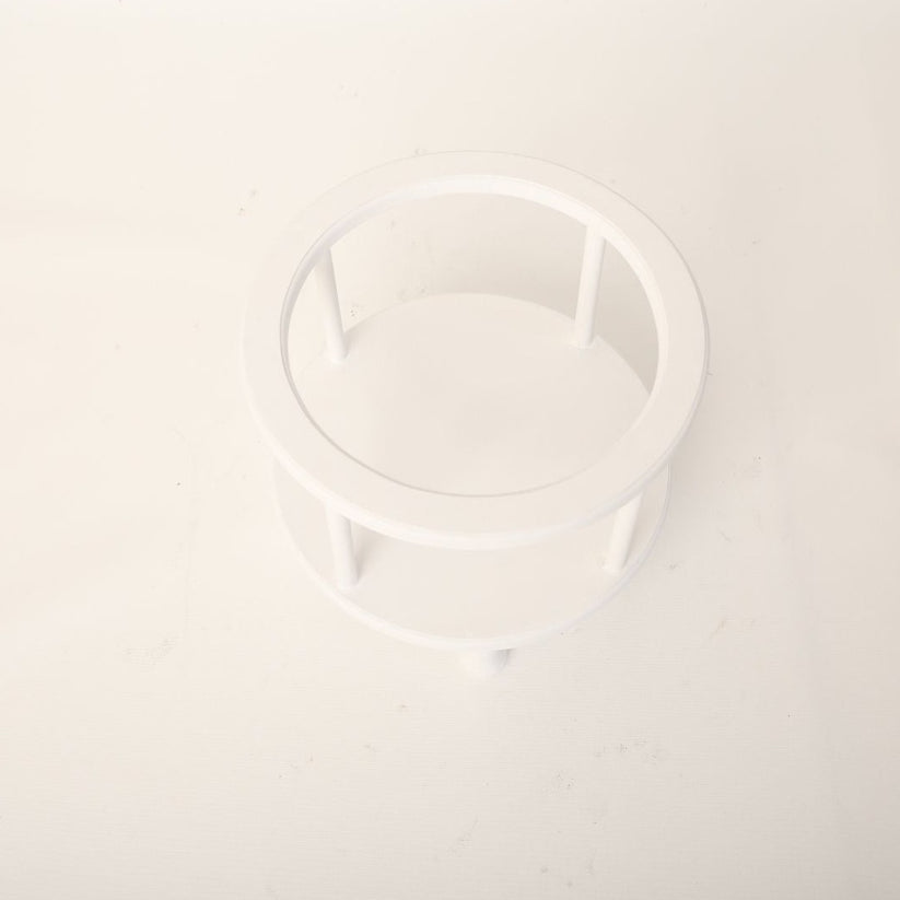 Round Cradle Baby Prop – Perfect for Newborns and Sitters – whiteihf